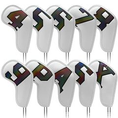 Lesmart Big Colorful Number Golf Iron Club Head Covers